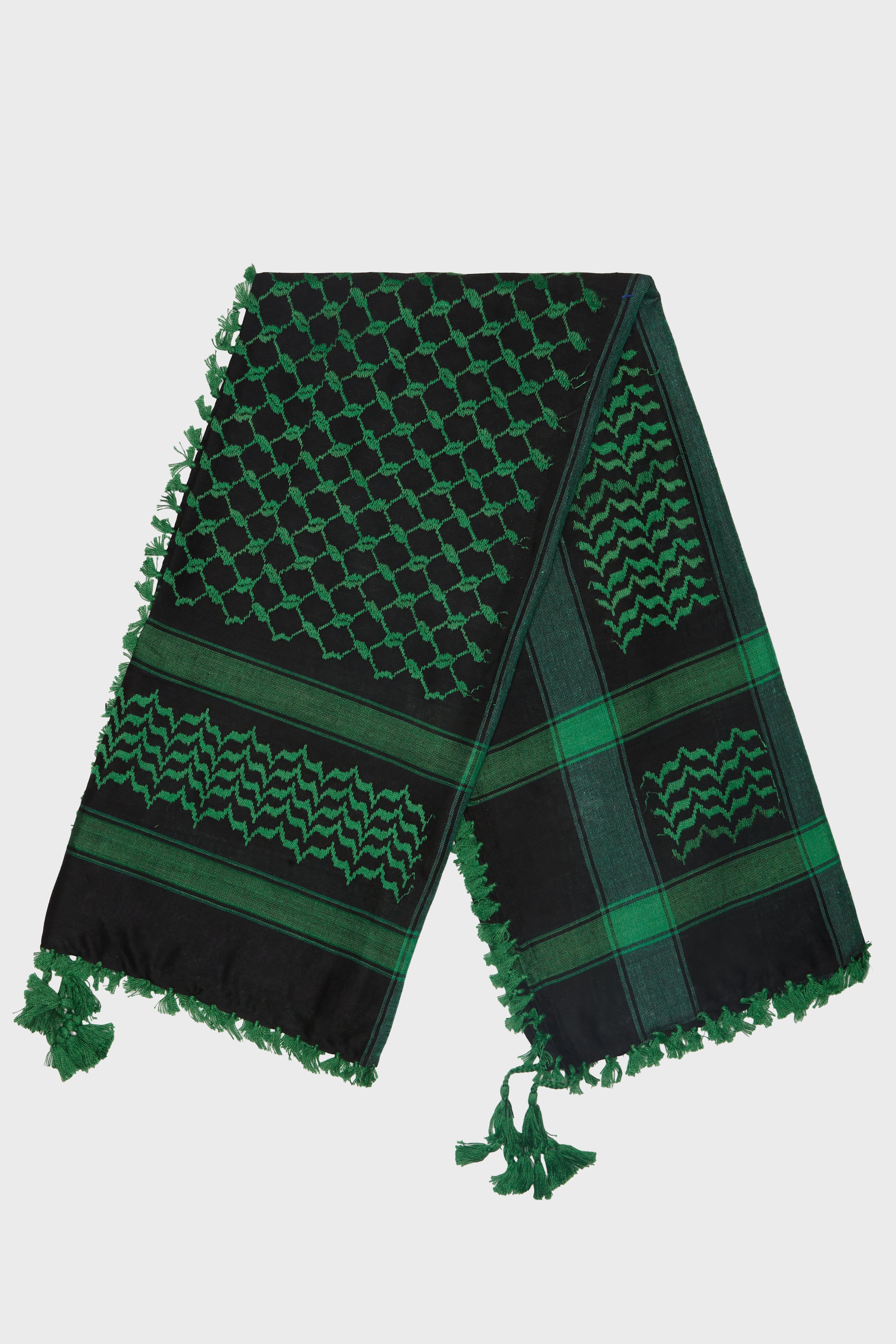 Black & Neon Green Keffiyeh Scarf – CAVE