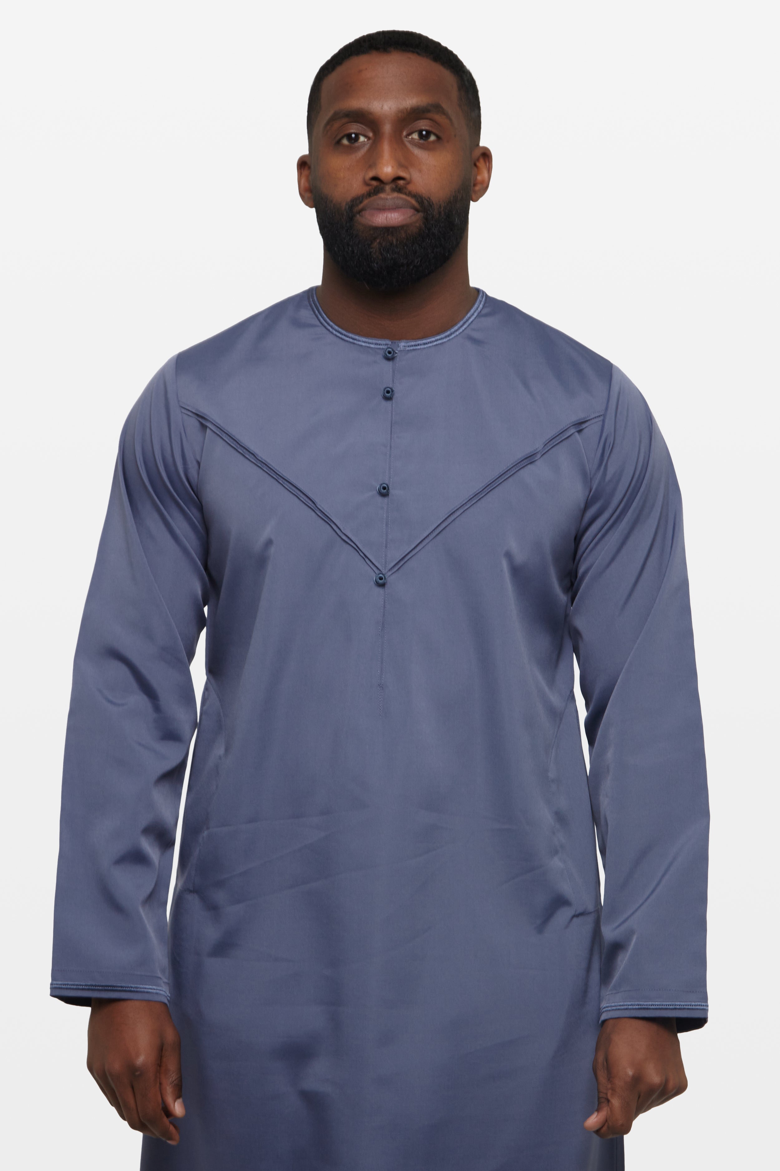 Shadow Blue Emirati Thobe – CAVE